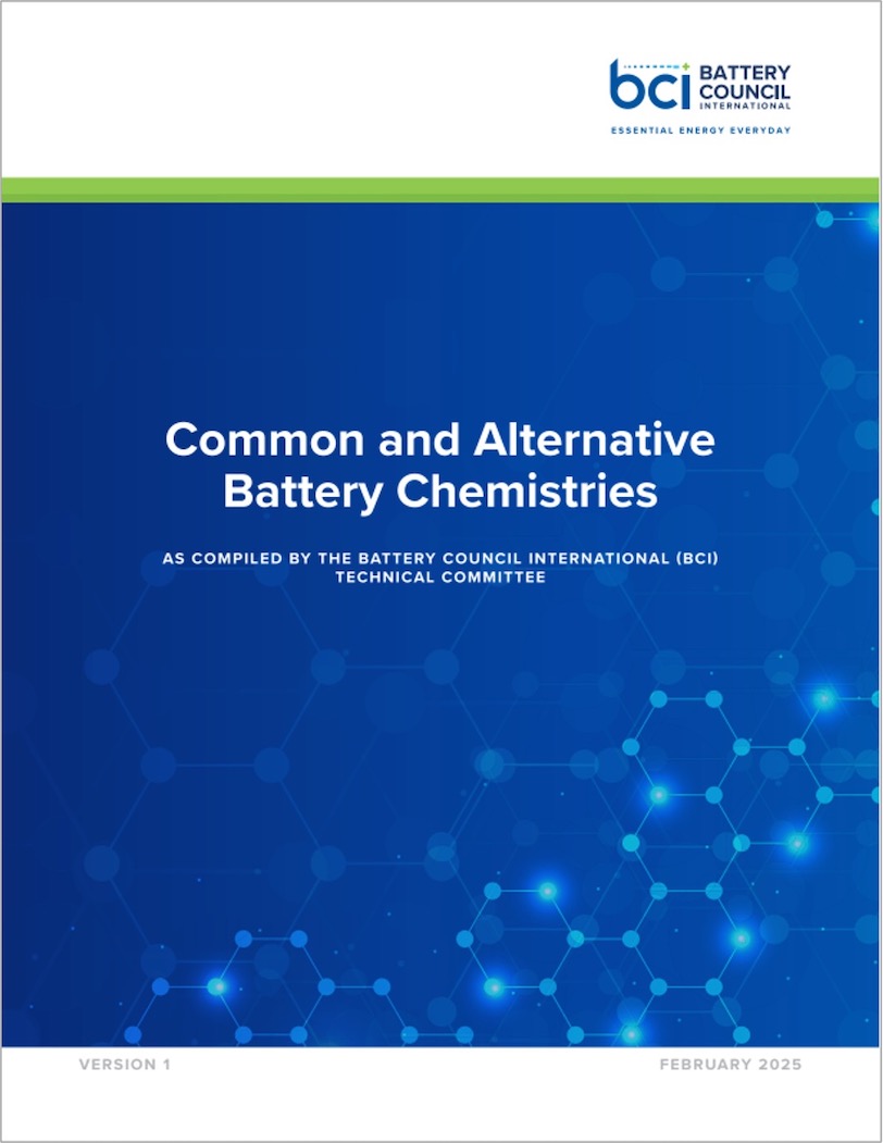 Common and Alternative Battery Chemistries | Battery Council International