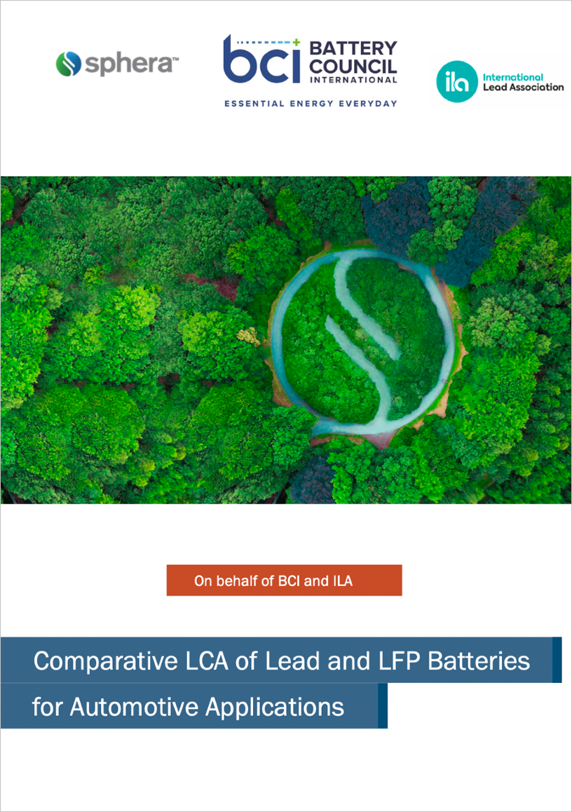 Comparative LCA of Lead and LFP Batteries for Automotive Applications ...