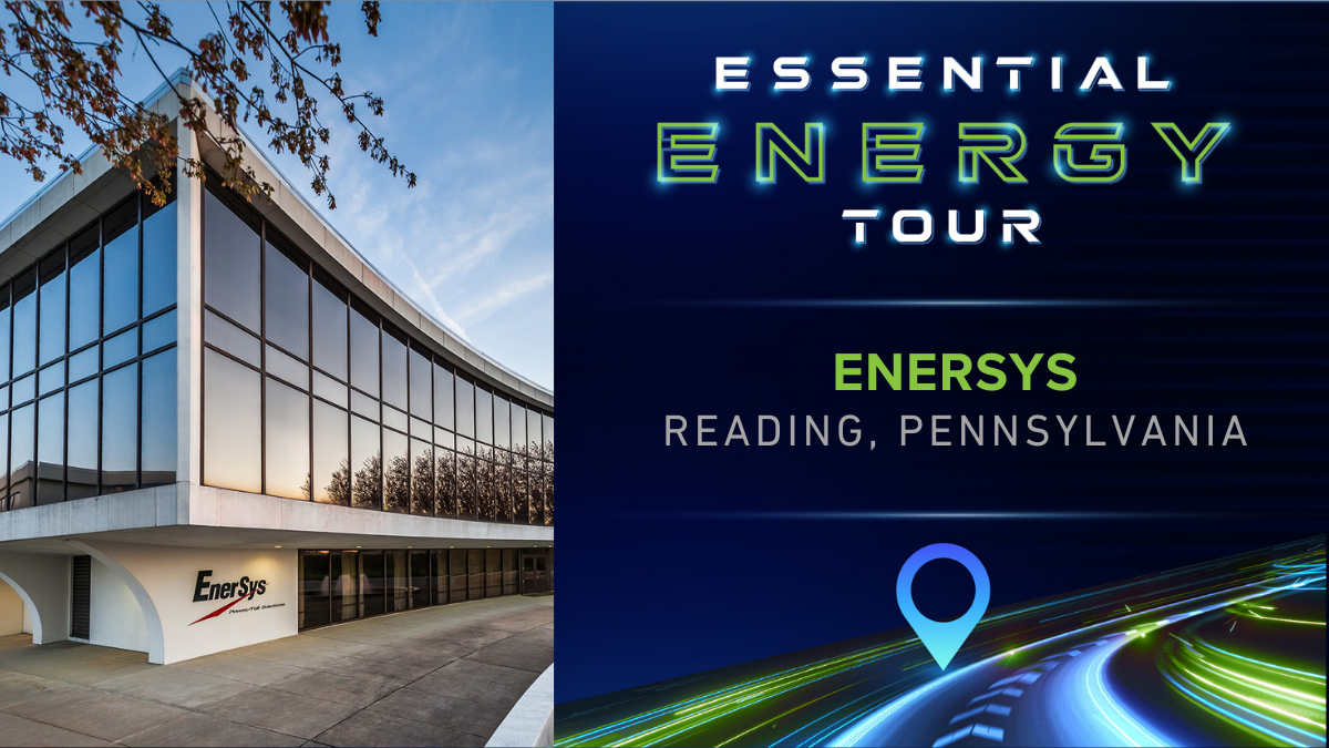 Essential Energy Tour - EnerSys | Battery Council International