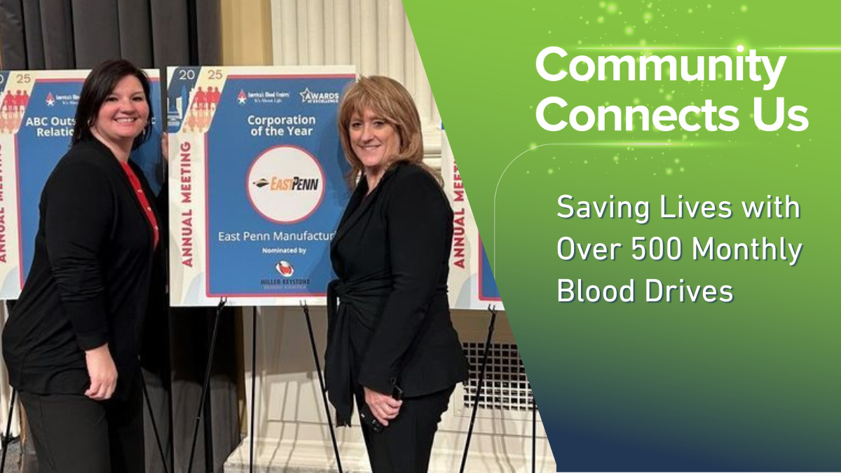 Community Connects Us: Saving lives with over 500 blood drives | Battery Council International